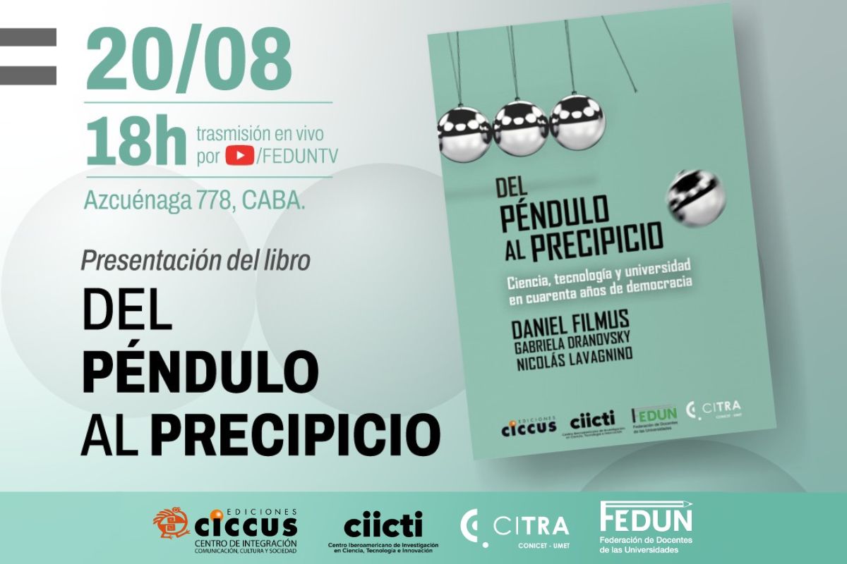 Daniel Filmus presenta en la FEDUN su nuevo libro «Del péndulo al ...