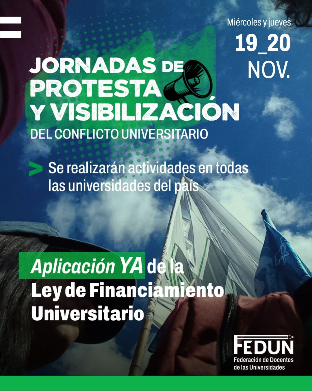 La FEDUN resolvió convocar a 48 horas de protesta en todas las ...